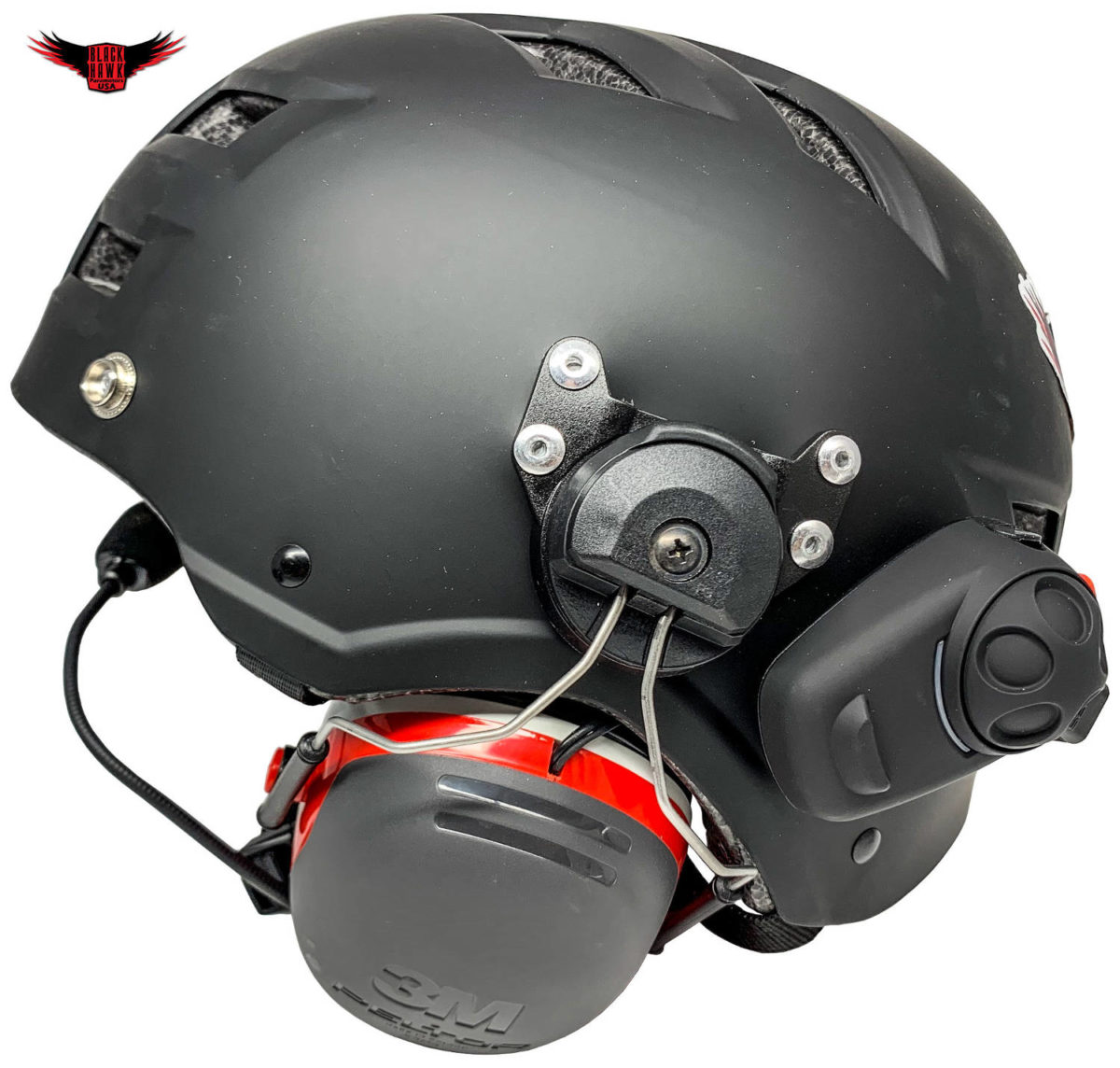 Deluxe BlackHawk Paramotor Helmet - BlackHawk Paramotors USA