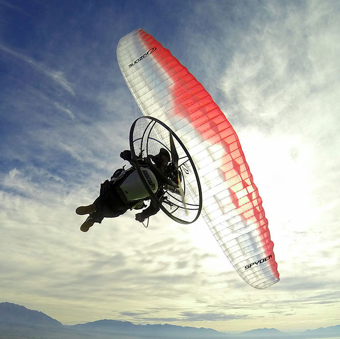 Ozone Spyder Paraglider - BlackHawk Paramotors USA